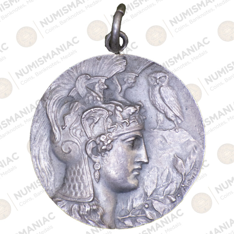 Greece 🇬🇷 Silver commemorative medal of the 75th anniversary of the ...