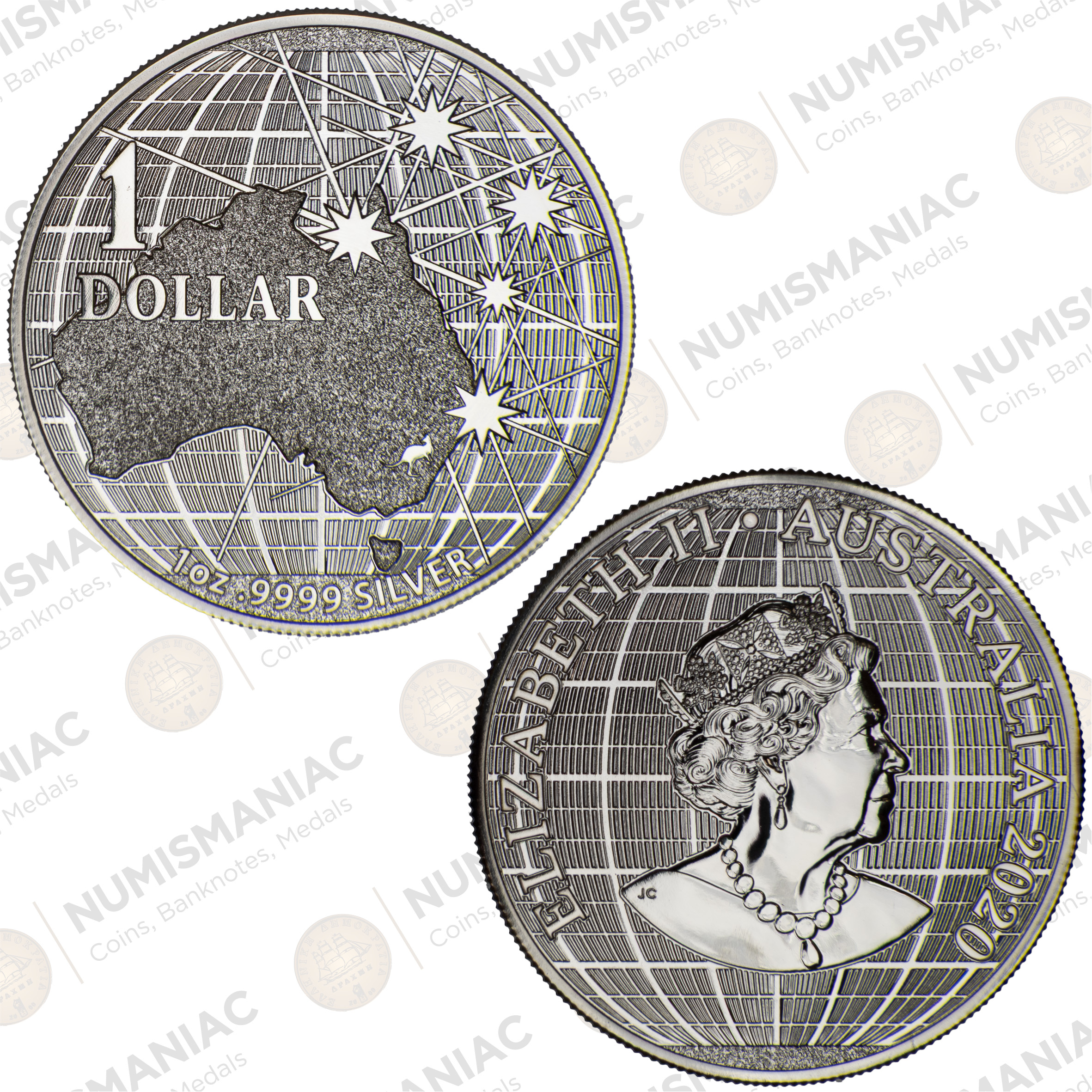 Australia 🇦🇺 1$ Beneath the Southern Skies - 1oz Silver .9999 Coin ...